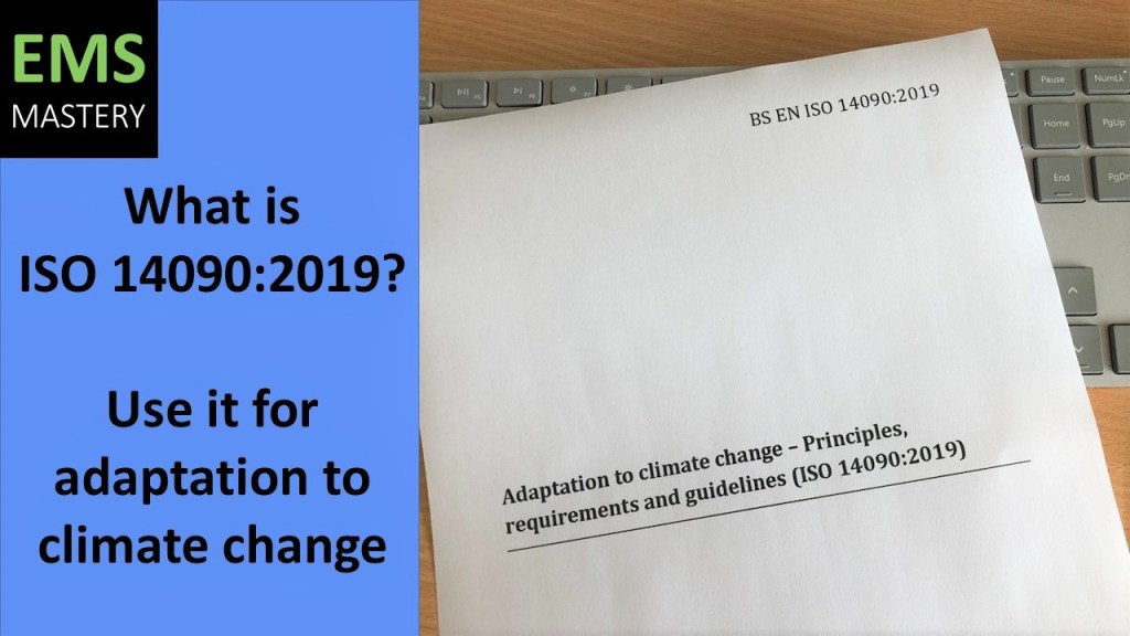 What is ISO 14090:2019? - Use it for adaptation to climate change ...